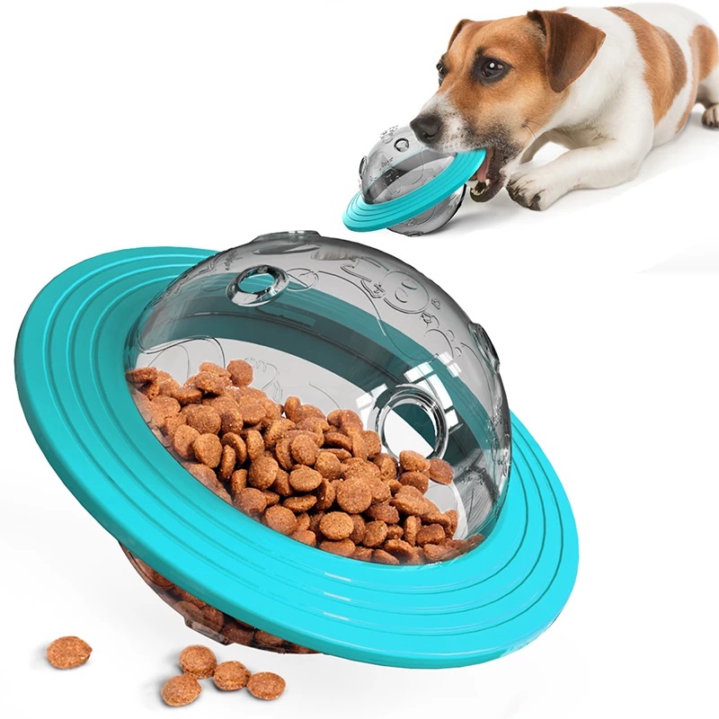 Leaking cat and dog toys Rotating dog feeder Leaking food training ball ...