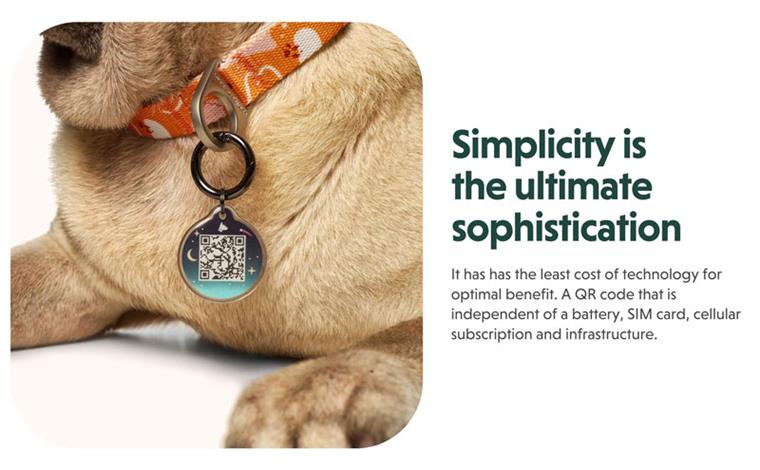 Dog Collar - Dog Collar with QR Code and NFC - Cat Collar with QR Code ...